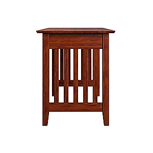 AFI Mission Desk with Drawer, Antique Walnut