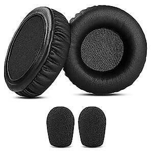 YunYiYi H820e Ear Pads Ear Cushion Replacement Compatible with Logitech H820e H570e H650e Wireless Stereo USB PC Headsets Leatherette