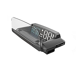 VJOYCAR R1 3D HUD Head Up Display GPS Speedometer Universal for Cars Digital Speed MPH Overspeed Alarm Fatigue Driving Alert Altitude Windshield Projector Father's Day Gift for Drivers