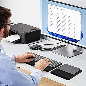 MEKASS Keyboard Wrist Rest Relieves Wrist Pain for Office and Typing, Compatible with Wireless Magic Keyboard 2 with Numeric Keypad and Magic Keyboard with Touch ID (MQ052LL/A, MK2C3LL/A)