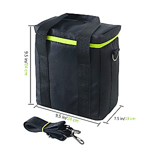 EnginStar Carrying Case Storage box for 150W Power Station, Travel Business Lunch Bag Shockproof Universal Compatible for Portable Power Station, Picnic Camping Wild Fishing Hunting