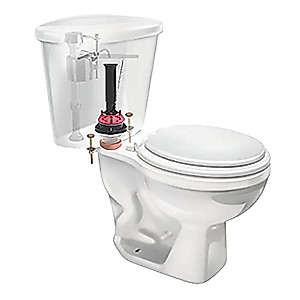 Fluidmaster 540AKRP5 3-Inch Complete, Adjustable Toilet Flush Valve Repair Kit , Black