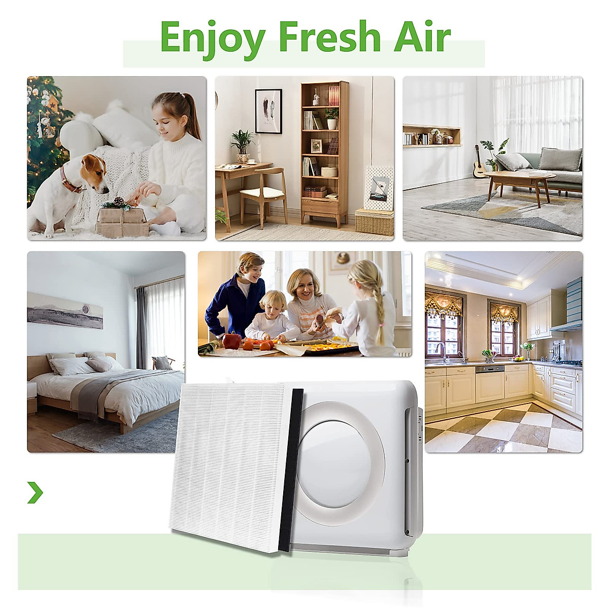 JASENG Replacement Filter Compatible with Coway Airmega 200M Air Purifier AP-1518R, Mighty Air AP-1512HH，Part# 3304899