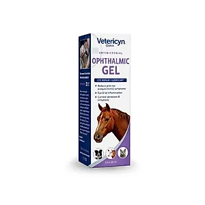Vetericyn Plus Ophthalmic Eye Gel for Horses | Eye Ointment Alternative to Lubricate and Relieve Horse Eye Irritations, Safe for All Animals. 3 ounces