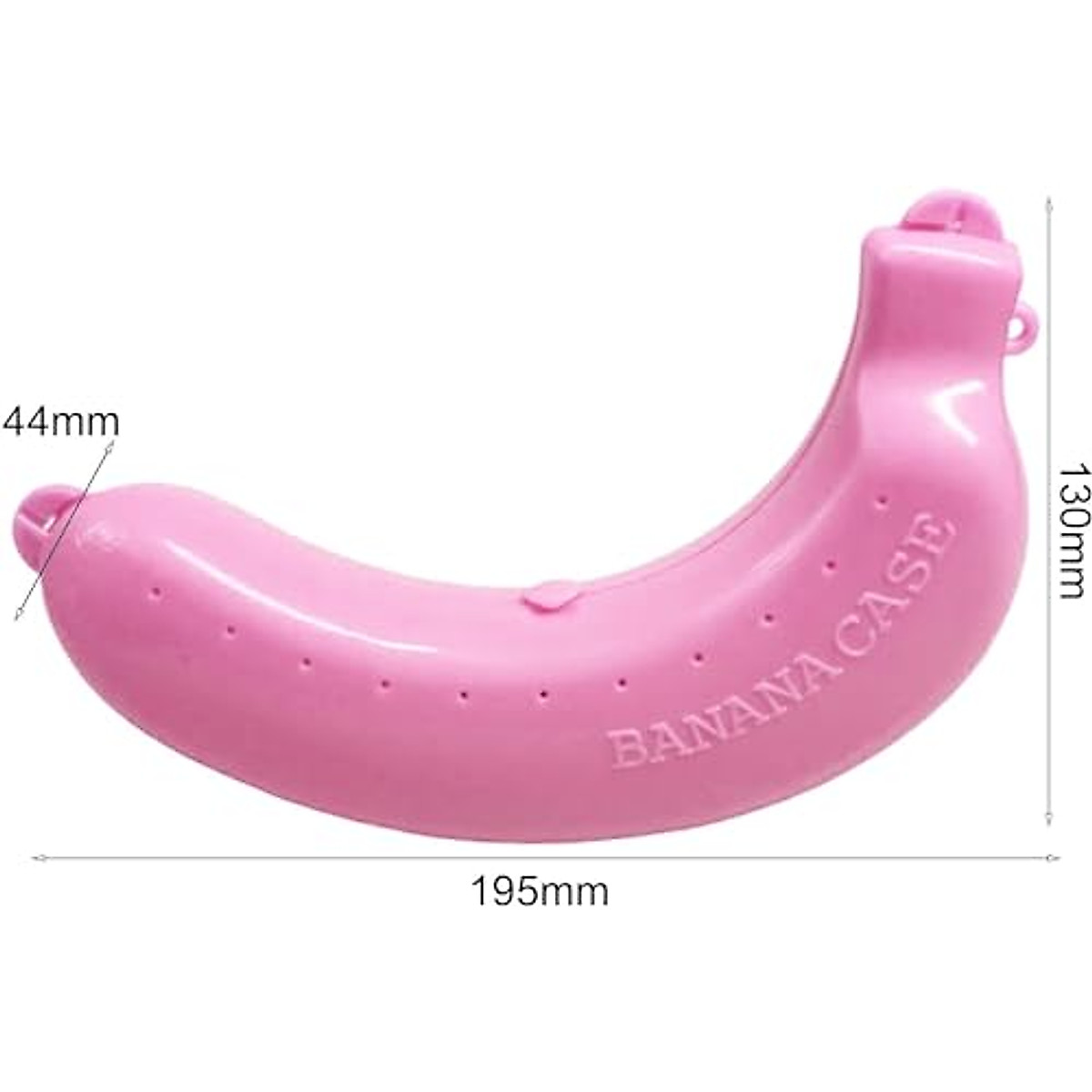 JJLFresheners Yellow Banana Storage BPA-Free Outdoor Travel Case, Food Containers,Keep Fresh Banana Keeper and Protector, Cute Banana Carrier Storage Box for Picnic Camping Food Containers