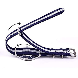 Ritche Christmas Gift 20mm Military Ballistic Nylon Strap Nylon Watch Band Compatible with Timex Weekender Watch for Men Women, White Elephant Gifts, Stocking Stuffers for Men