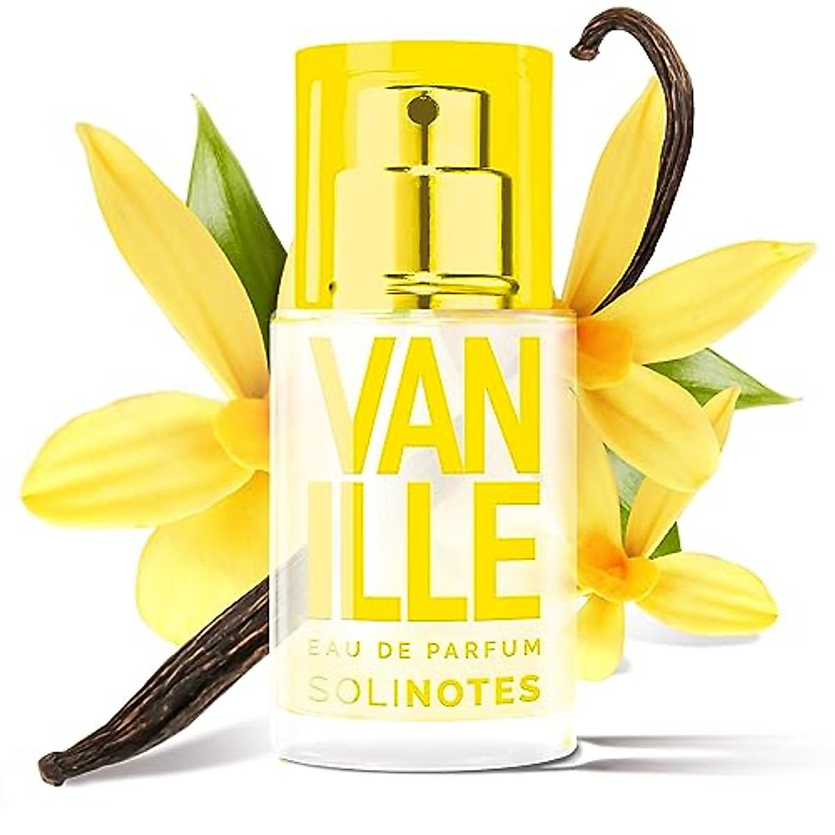 SOLINOTES Vanilla Perfume for Women - Eau De Parfum | Delicate Floral and Soothing Scent - Made in France - Vegan - 0.5 fl.oz