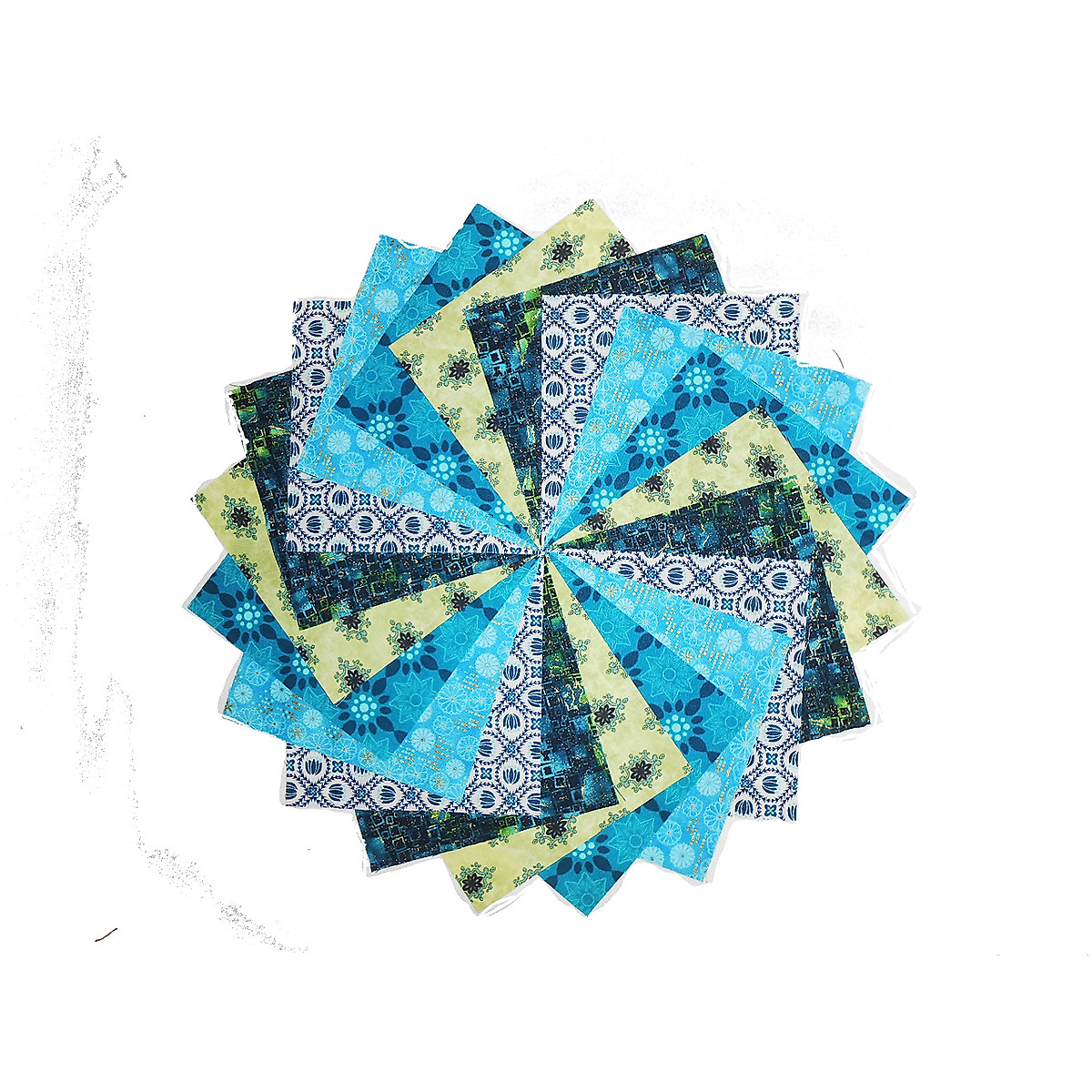 10 10 Inch Majestic Stormy Seas Quilting Squares Charm Pack by Paintbrush & Riley Blake Fabrics 5 colorways