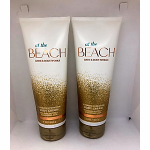 Bath and Body Works 2 Pack At The Beach Ultra Shea Body Cream 8 Oz.