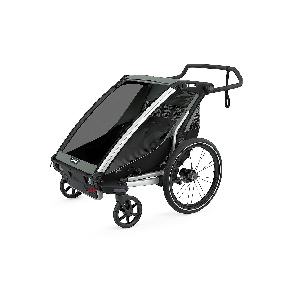 Thule Chariot Lite Multisport Trailer & Stroller, Double, Agave