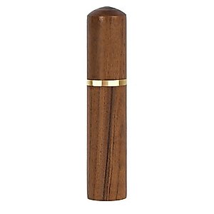 Generic Portable Sewing Needle Box,Wood Needles Container,Pocket Tooth Pick Dispenser Needle Case Needle Storager,Wooden Toothpick Holder(No Pattern,Brown) Creative