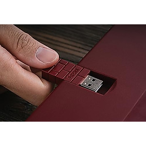 8BitDo Retro Mechanical Keyboard, Bluetooth/2.4G/USB-C Hot Swappable Gaming Keyboard with 87 Keys, Dual Super Programmable Buttons for Windows and Android - Fami Edition