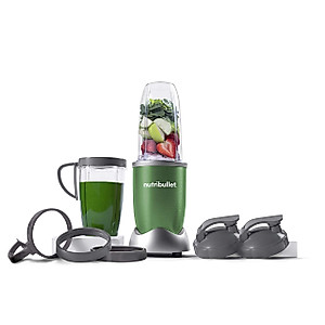 NutriBullet NB9-1301G Pro 13 Pcs Clover Green, 900W & 32 Ounce Colossal Cup with Standard Lip Ring