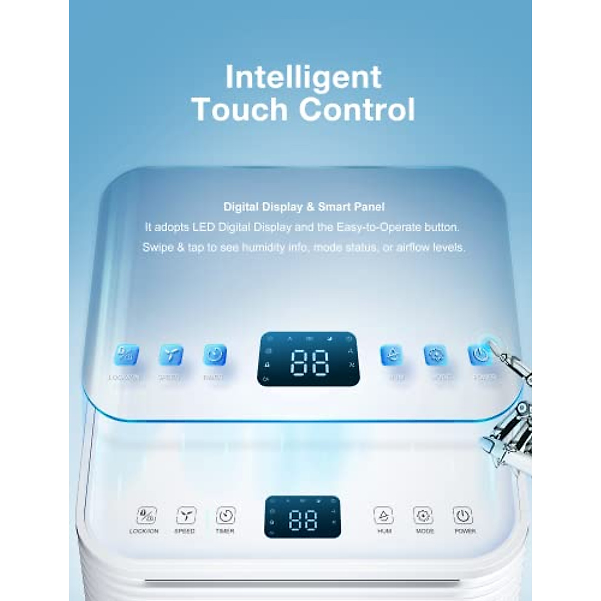 BUBLUE 2000 Sq. Ft Dehumidifier for Basements, Home and Large Room with Auto or Manual Drainage | 36 db Industry Leading Noise Reducing | Integrated Air Filters, 3 Operation Modes, Clothes Drying