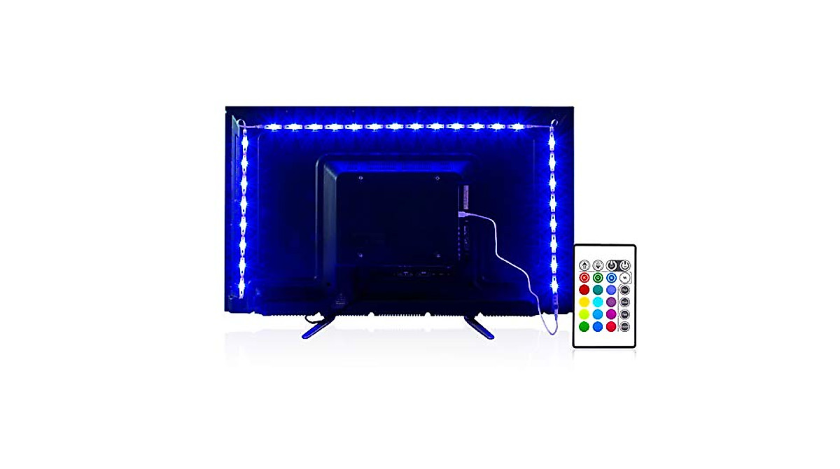 PANGTON VILLA LED Strip Lights for 40-60in TV - USB Kit