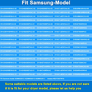 DC97-14486A Dryer Heating Element Assembly Replacement for Sam-sung Dryer (dv40j3000ew/a2 dv45h7000ew/a2 dv42h5000ew/a3 dv42h5200ep/a3 dv42h5200ew/a3) Replace DC97-14486D DC9714486A PS2432265
