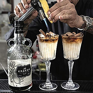 RCR Cristalleria Italiana Crystal Glass Drinkware Set (Water/Wine Goblet (10 oz) - 4 Piece)