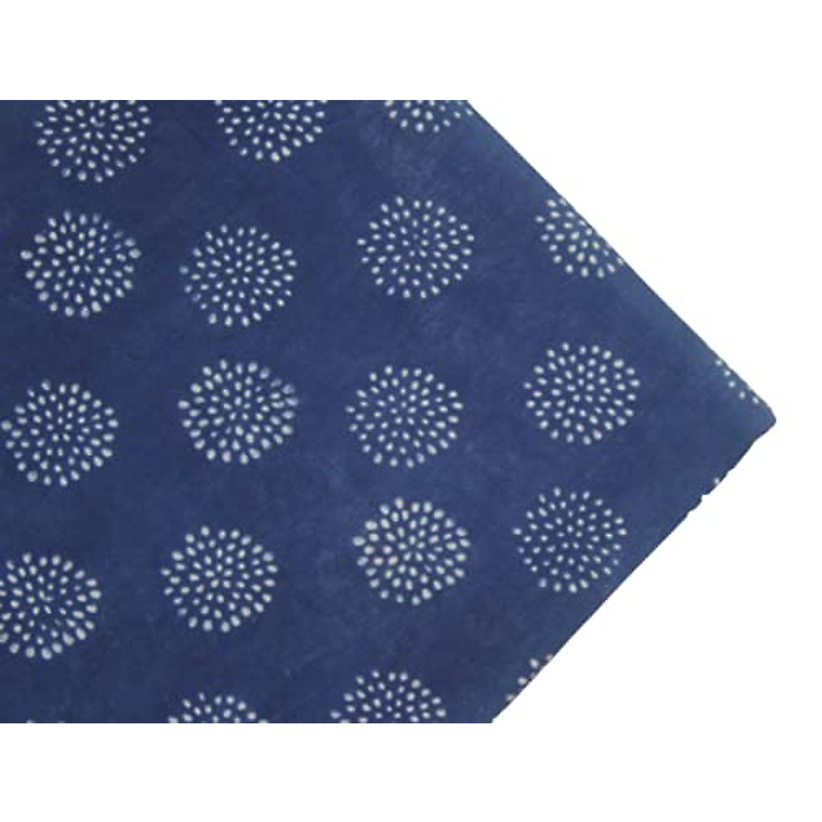 Cotton Quilt Home Furnish 15 Yard Jaipuri Print Fabric,Women's Dress fabricNatural Vegetable Blue CDHAMCOM-CTIN00200