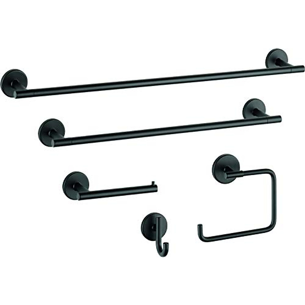 DELTA FAUCET 75950-BL Trinsic Toilet Paper Holder, 3.31 x 6.97 x 1.1 Inches, Matte Black