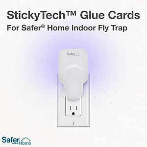 Safer Home SH503 Indoor Plug-In Fly Trap Refill Pack of Glue Cards for SH502 Indoor Fly Trap – 3 Pack