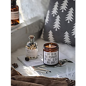 Funny Gifts for Boyfriend Husband, I Love You for Your Personality Scented Candle, Unique Rude Birthday Anniversary Father's Day Gift Valentine's Day Gift for Husband Boyfriend Him Fiance Men