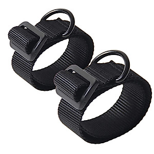 Aolamegs Tactical Gun Sling,Adjustable Rifle Sling 1.25” Nylon Strap with D Ring Loop for Hunting (2Pack)