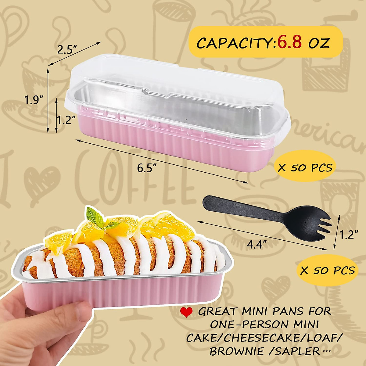 Cupcake Liners With Lids 150Pack,Pink Disposable Ramekins Baking Cups Muffin Tins Cupcake Cups
