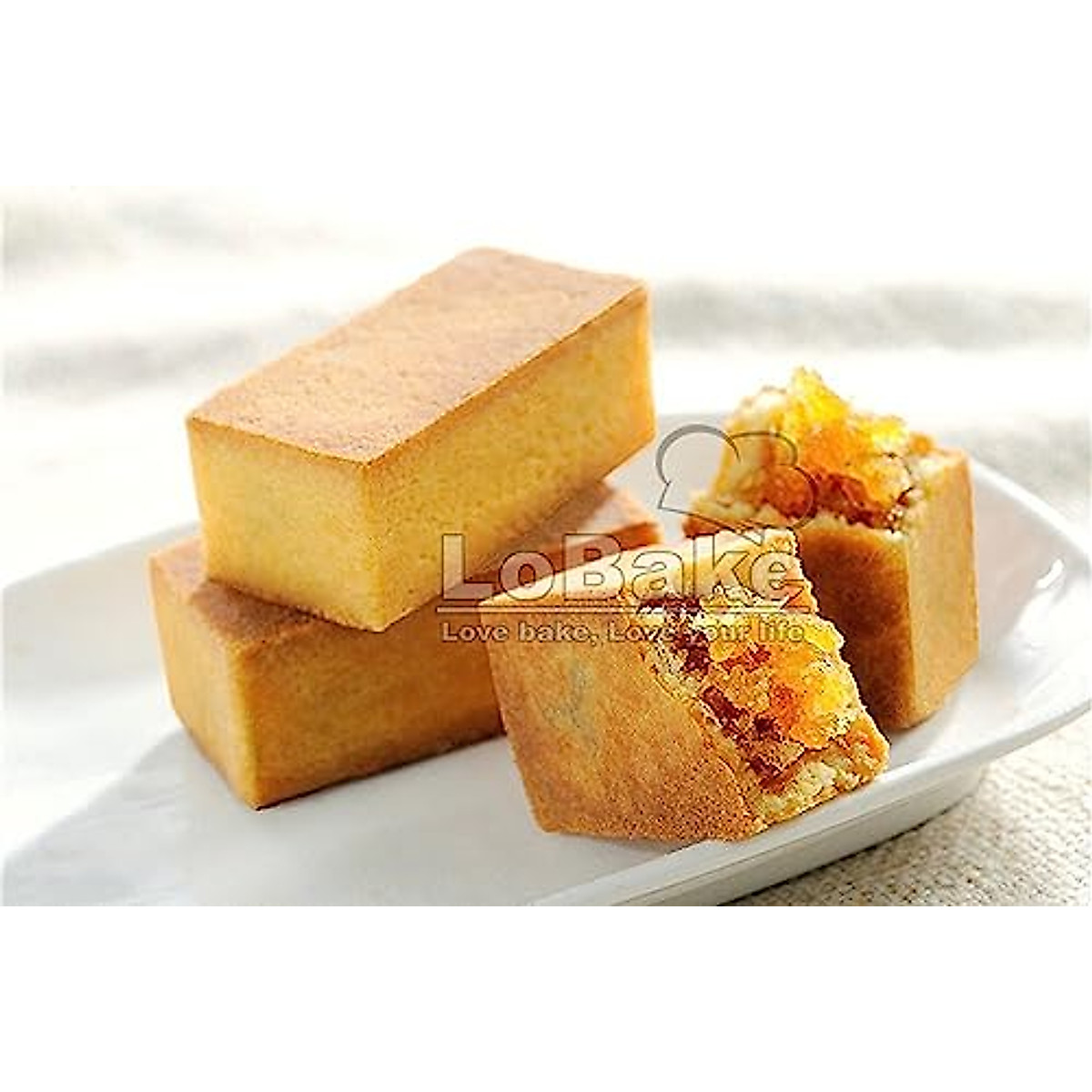 2.1cm Height Lengthened Rectangle Aluminium Pineapple Cake Mold Stainless Steel Press Stamp Fondant Cookie Biscuit Molds DIY