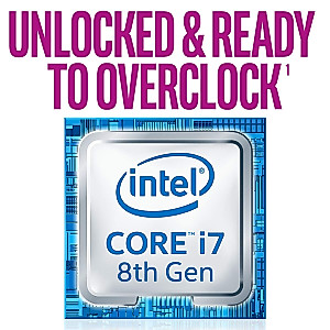 Intel Core i7-8700K Desktop Processor 6 Cores up to 4.7GHz Turbo Unlocked LGA1151 300 Series 95W