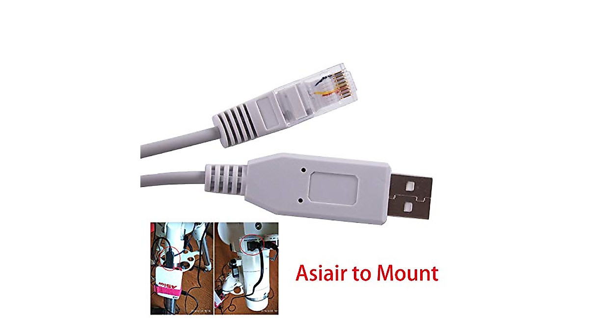 Skywatcher EQMOD ASCOM Cable for HEQ5pro AZEQ Mounts (6ft)