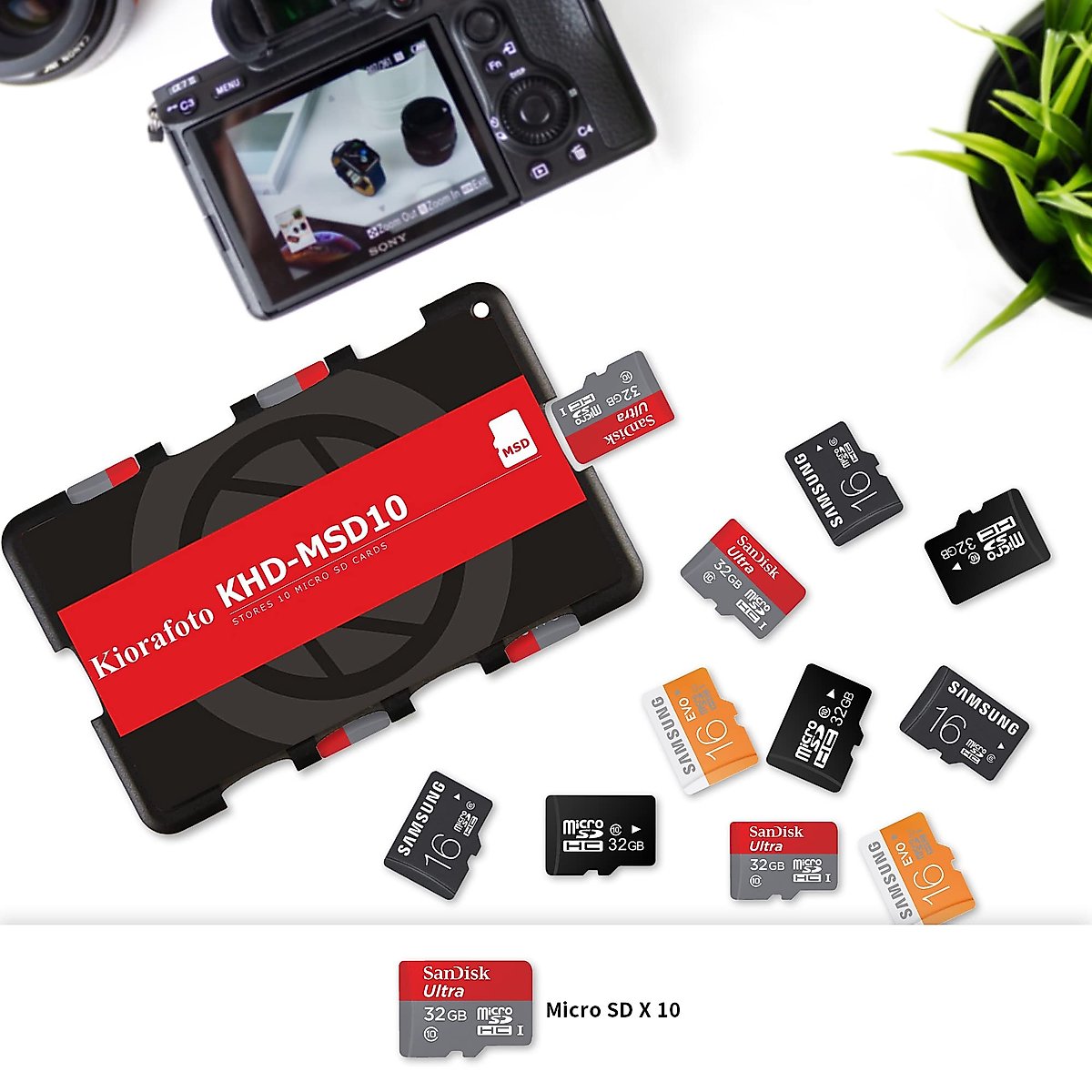 Memory Card Case + USB 3.0 Hub Splitter：Credit Card Size Memory Card with 4 Ports USB 3.0 Hub Splitter