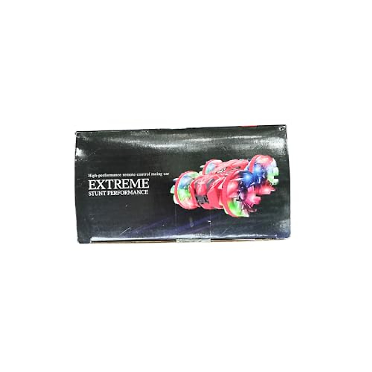 fygurso Waterproof Remote Control Car，4WD Amphibious 2.4 GHz RC Car Remote Control Boat，360°Rotation RC Stunt with LED Lights，Boys Girls Gifts All Terrain Water Beach Pool Toy