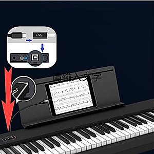 USB C to B Adapter,【3-Pack】 Tpenod Female USB C to MIDI Converter，Compatible with MIDI，Printers，Chromebook Pixel，Electric Piano,Synthesizers and Devices /laptops with Type-c Port., black