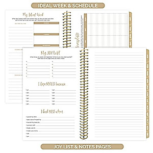 bloom daily planners 2023 Calendar Year Day Planner (January 2023 - December 2023) - 5.5” x 8.25” - Weekly/Monthly Agenda Organizer Book with Stickers & Bookmark - Marble
