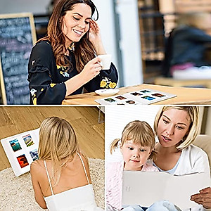 256 Photos Album for Fujifilm Instax Mini Camera, Polaroid 2”x3” ZINK Pictures, 2x3 Photo Album Book for Fujifilm Instax Mini 11 12 9 90 70 40 8 Instant Camera, Polaroid Snap PIC-300 Z2300 Camera (white)