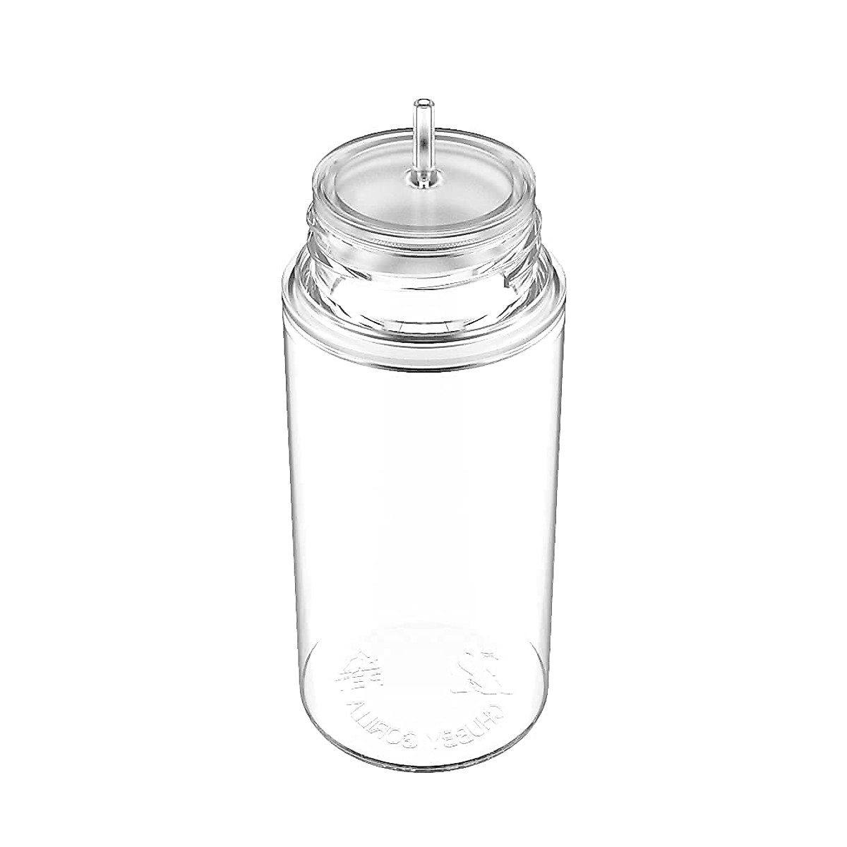 BOTTLES Chubby Gorilla - 100ML Unicorn Bottle - Clear Bottle Natural Cap - V3 (3 PACK)