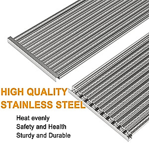 DcYourHome Stainless Steel Emitter Plates Replacement for Charbroil Commercial Tru-Infrared 463241013 463268008 463247009 463246909 463243911 463241313 463241314 463247109 466241313 Grill Parts,3-Pack