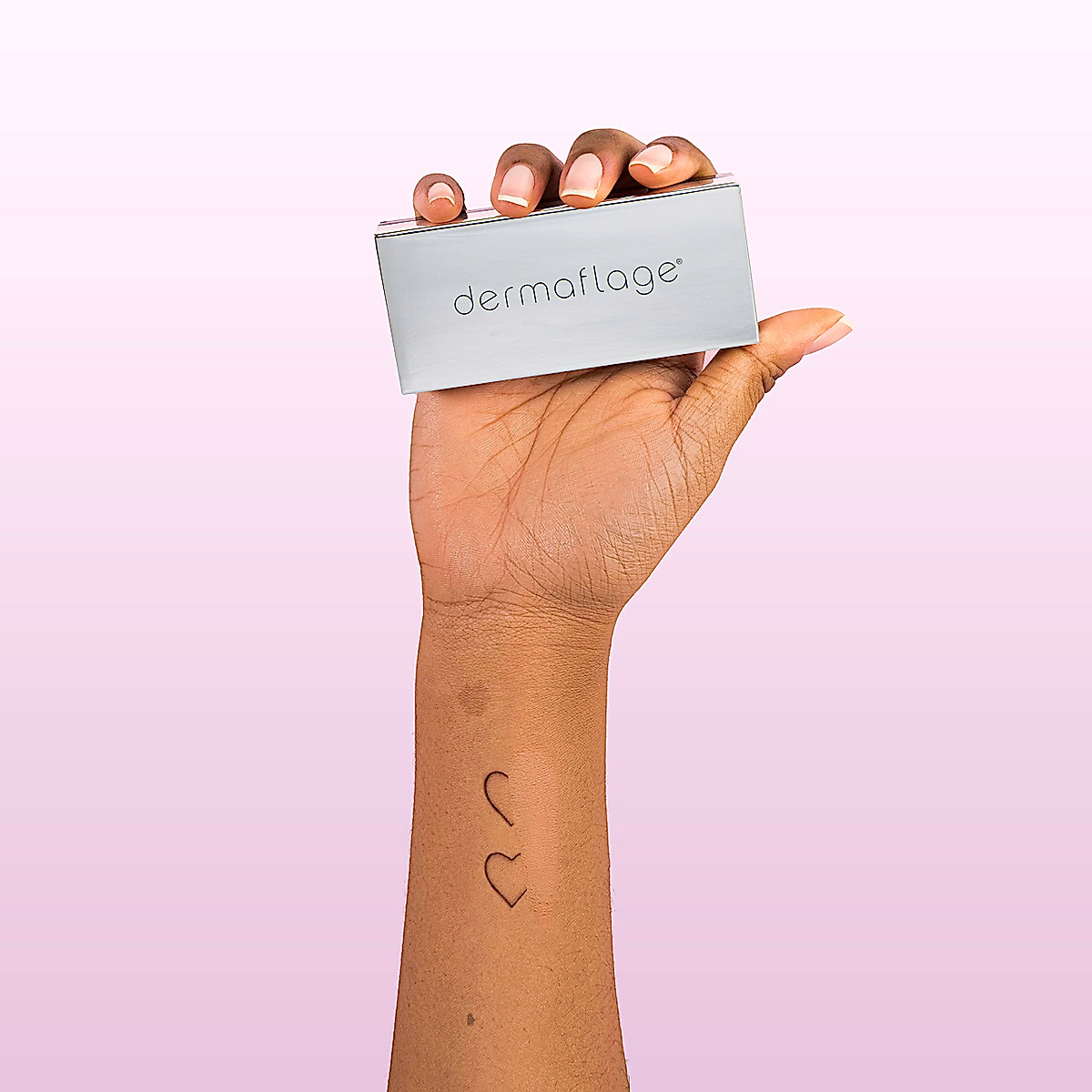 Dermaflage Tattoo Cover Up Bruise Full Coverage Concealer - Waterproof, Smudge & Sweat Proof Body Concealer Cream Palette Pro SFX - 3 Color Shades for Scars, Acne (Light Tan)