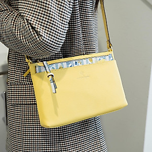 Nanette Lepore Mirabel Printed Crossbody Rose Stripe Floral One Size