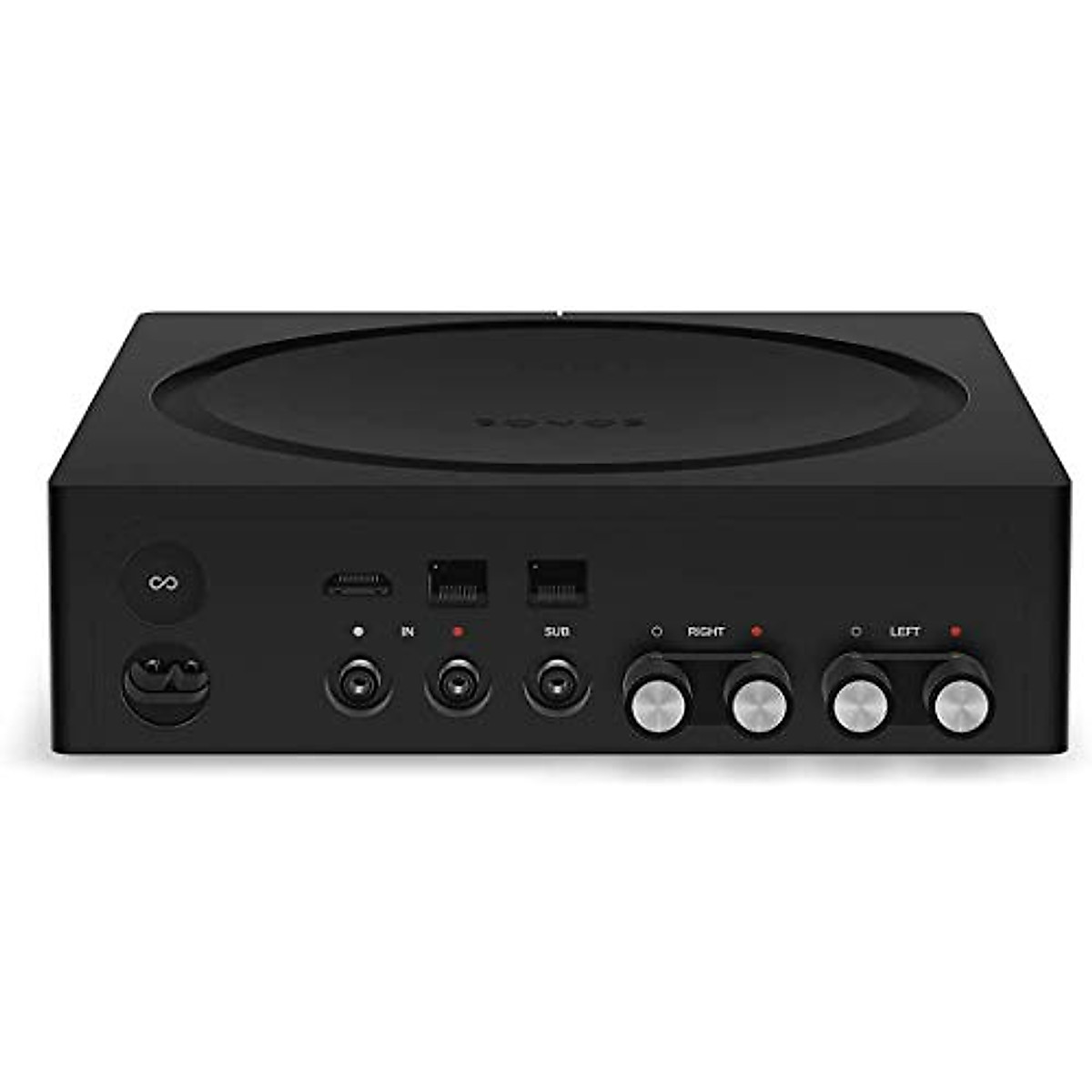 New Sonos Wireless Amplifier 125 Watt Black Amplified Streaming Music System AMPG1US1BLK