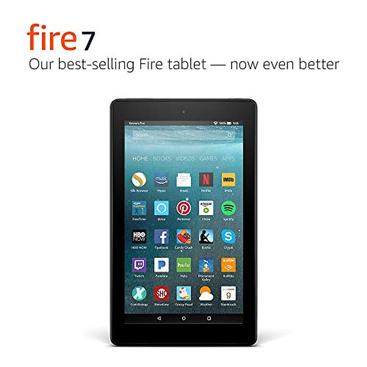 Fire 7 Tablet (7" display, 8 GB) - Black - (Previous Generation - 7th)