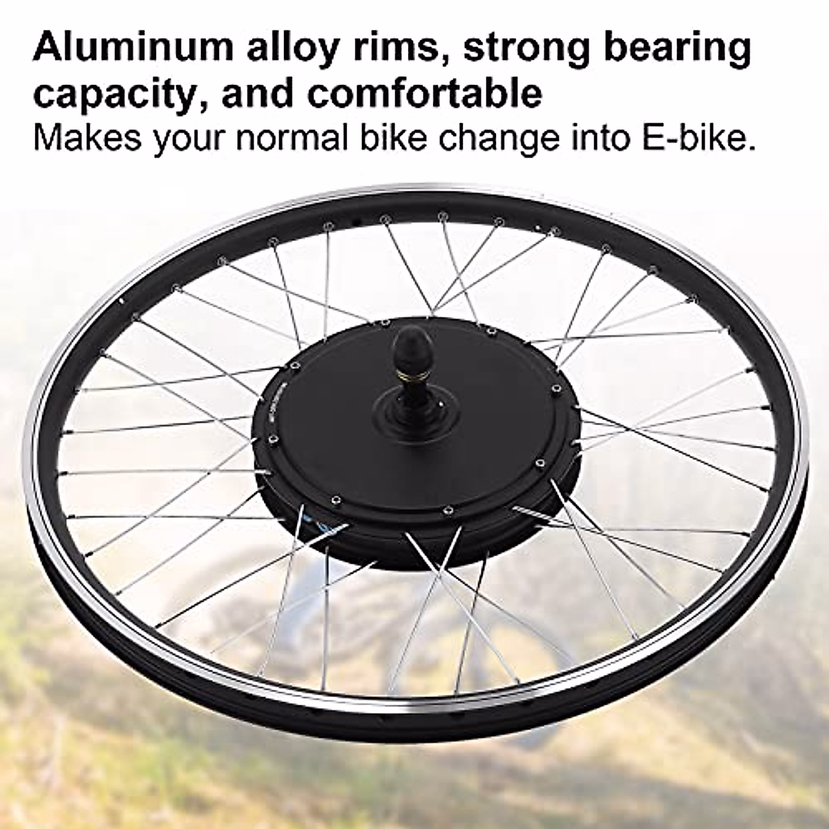 VGEBY Electric Bicycle Controller Kit, 26in Wheel Motor 48V 1000W Conversion Kit with for KT‑LCD3 Display Electric Bicycle Modification Accessories Supplies