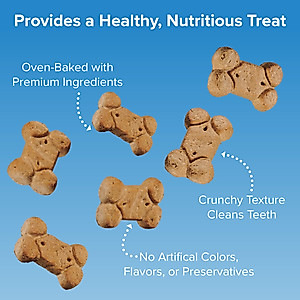 Blue Seal Kent Entrust Crunchers - Small Dog Treats, Original Recipe - Crunchy Oven Baked Biscuits with Premium Ingredients, Healthy Snack, Ideal for Training - Made in USA, 3.5-Pound Bag