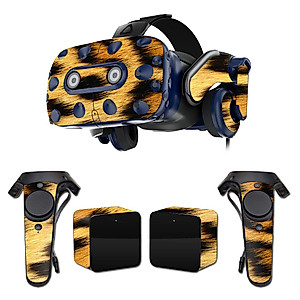 MightySkins Skin Compatible with HTC Vive Pro VR Headset - Cheetah | Protective, Durable, and Unique Vinyl Decal wrap Cover | Easy to Apply, Remove, and Change Styles | Made in The USA