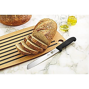 Victorinox Fibrox 8-Inch Serrated Bread Knife with Black Handle