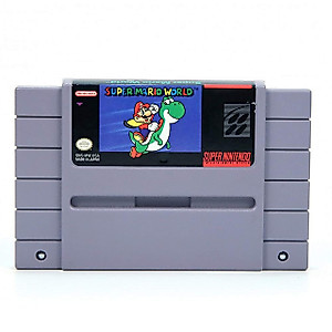 Super Nintendo SNES Bundle with Super Mario World (Renewed)