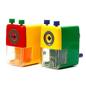 Parrot Medium Manual Pencil Sharpener Heavy Duty for School Classroom, Office, Home TPPQ09113