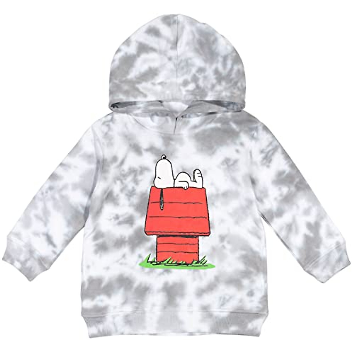 PEANUTS Snoopy Toddler Boys Fleece Pullover Hoodie Tie Dye 5T