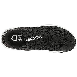 Under Armour Women's Glyde 2.0 Turf, (001) Black/Black/Metallic Silver, 9, US