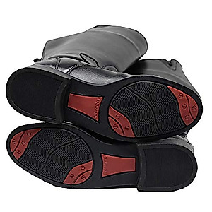 Equistar Women's All-Weather Synthetic Field Equastrian Riding Boot, Black, 9 X-Wide